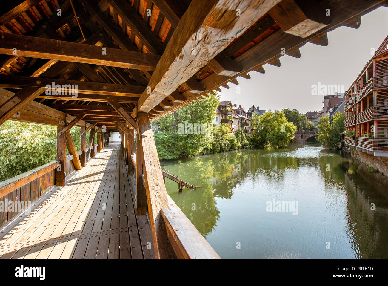 Ancient wooden bridge hi-res stock photography and images - Alamy
