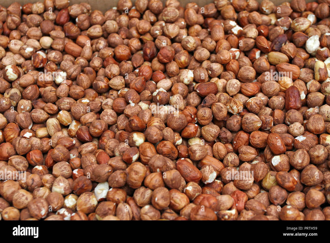 Hazelnuts. Peeled hazelnuts background texture. Organic nuts pattern ...