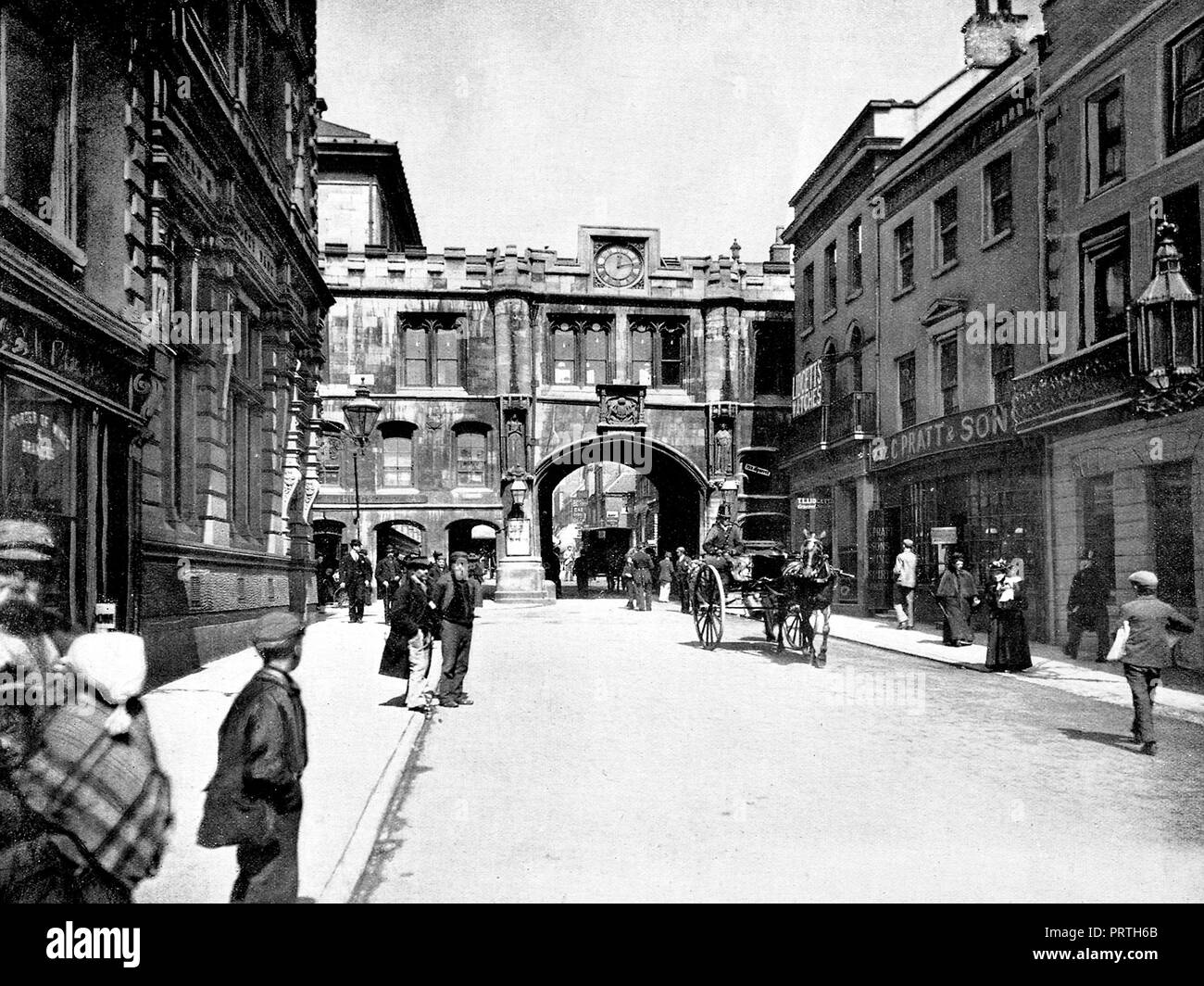 Stonebow, Lincoln early 1900s Stock Photo - Alamy