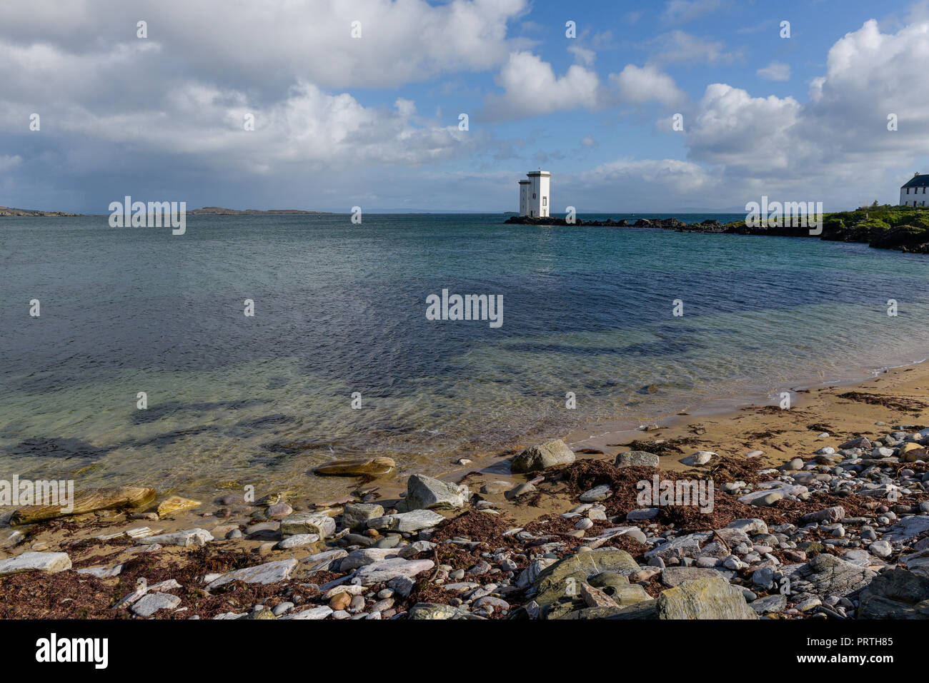 Carriage Fhada Lighthouse Port Ellen on The Isle of Islay Scotland ...
