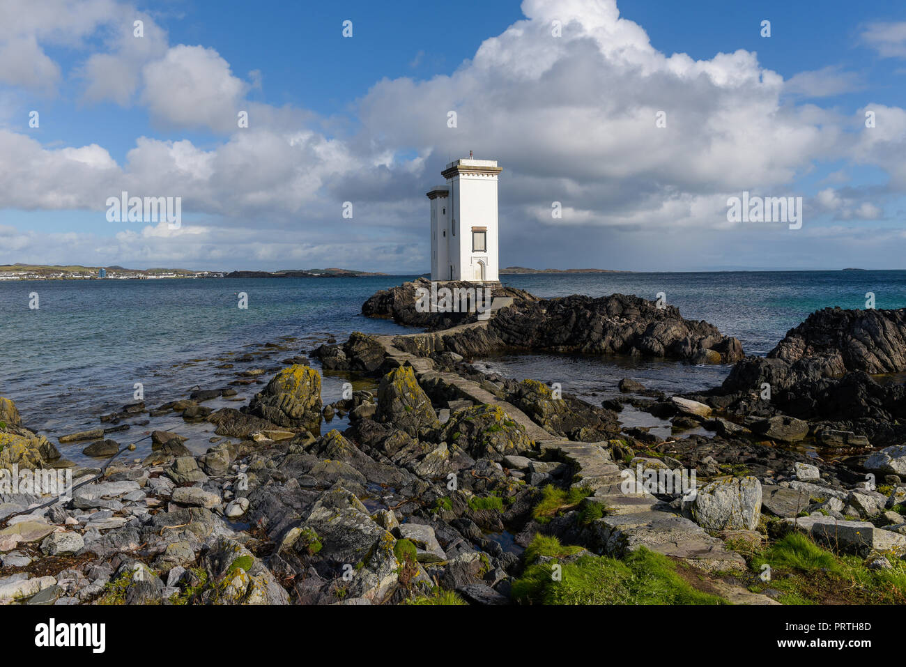 Carriage Fhada Lighthouse Port Ellen on The Isle of Islay Scotland ...