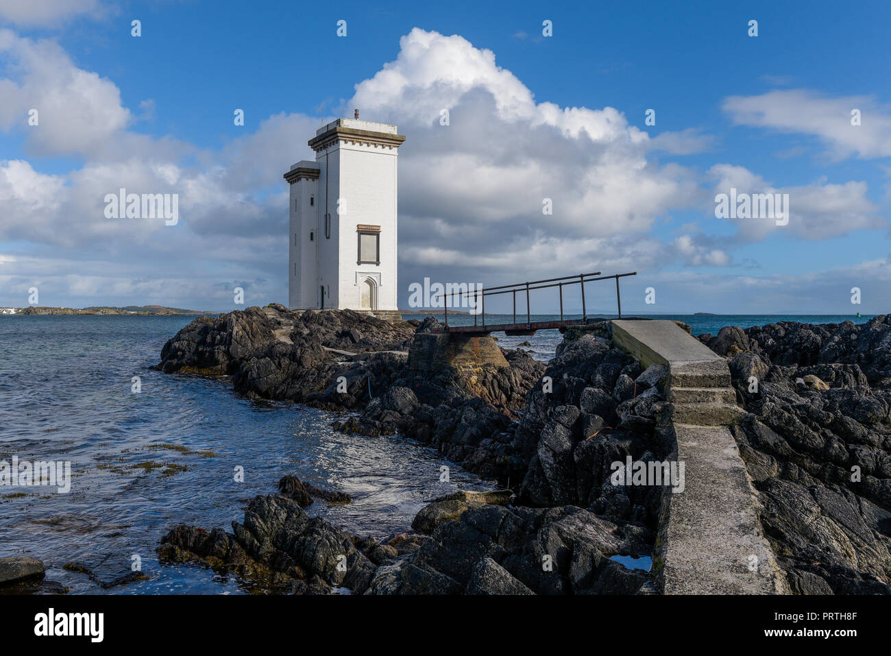 Carriage Fhada Lighthouse Port Ellen on The Isle of Islay Scotland ...