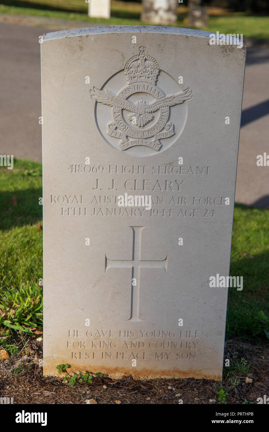 Commonwealth War Graves Commission Grave of James Joseph Cleary of the ...