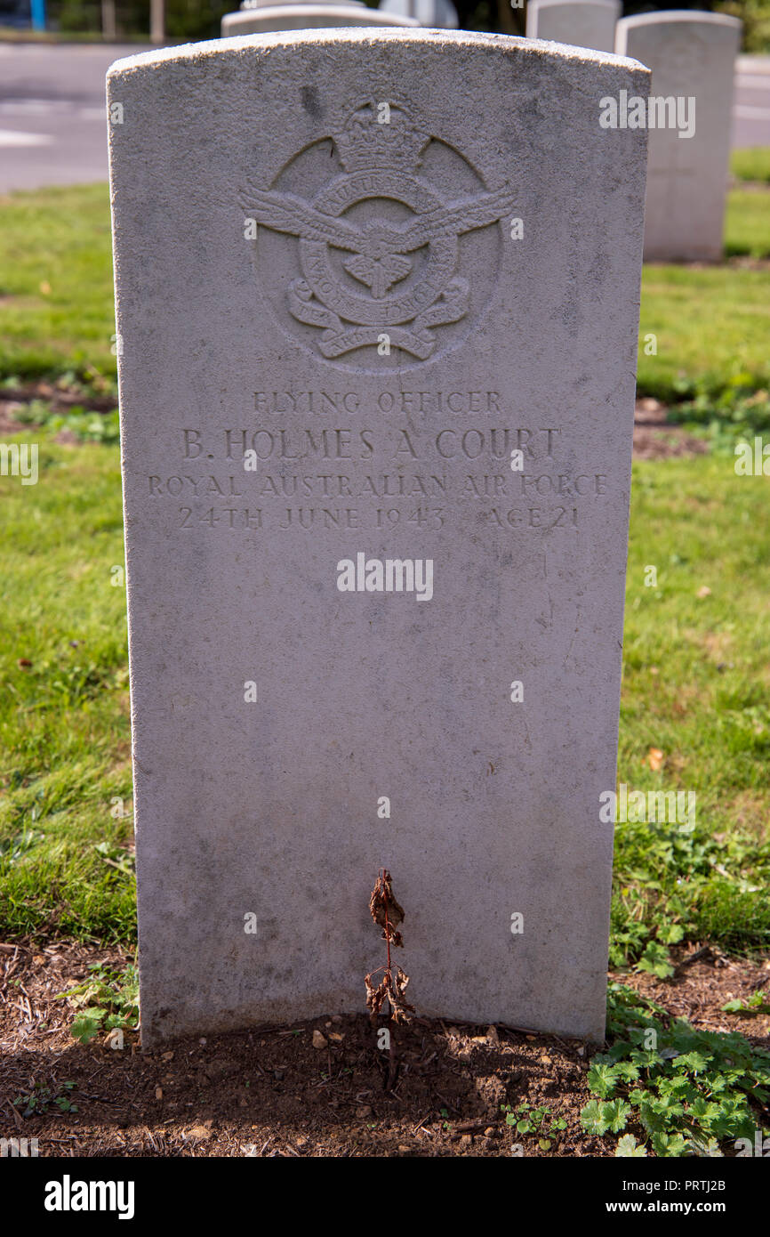 Commonwealth War Graves Commission Grave of Brian Holmes A Court of the ...
