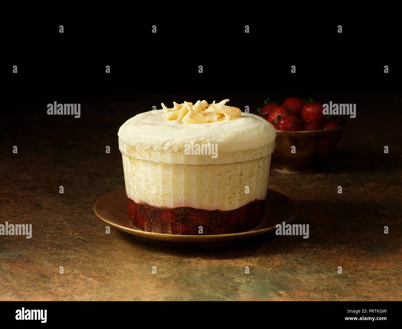 Christmas dessert mousse Stock Photo - Alamy
