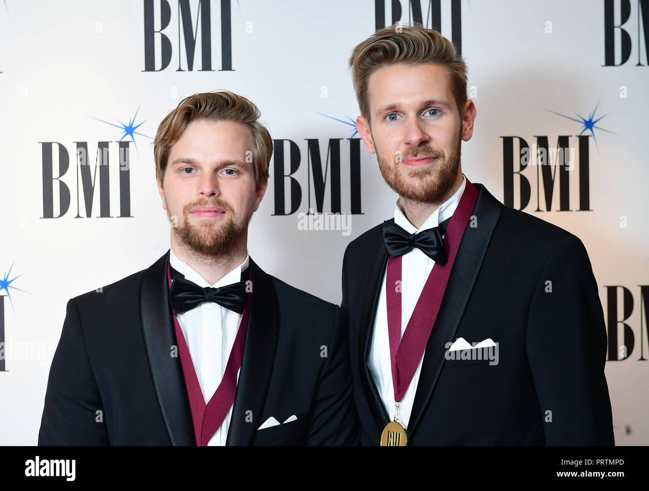 Kristoffer Eriksson and Freddy Alexander arriving for the BMI London ...