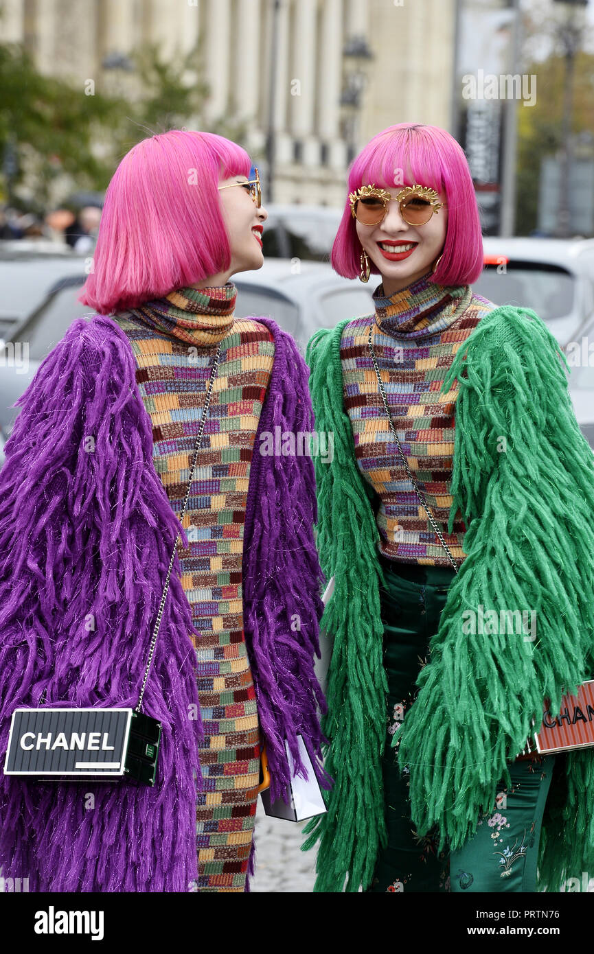 Amiaya / Aya & Ami Suzuki J-Pop twin sisters - StreetStyle outside ...