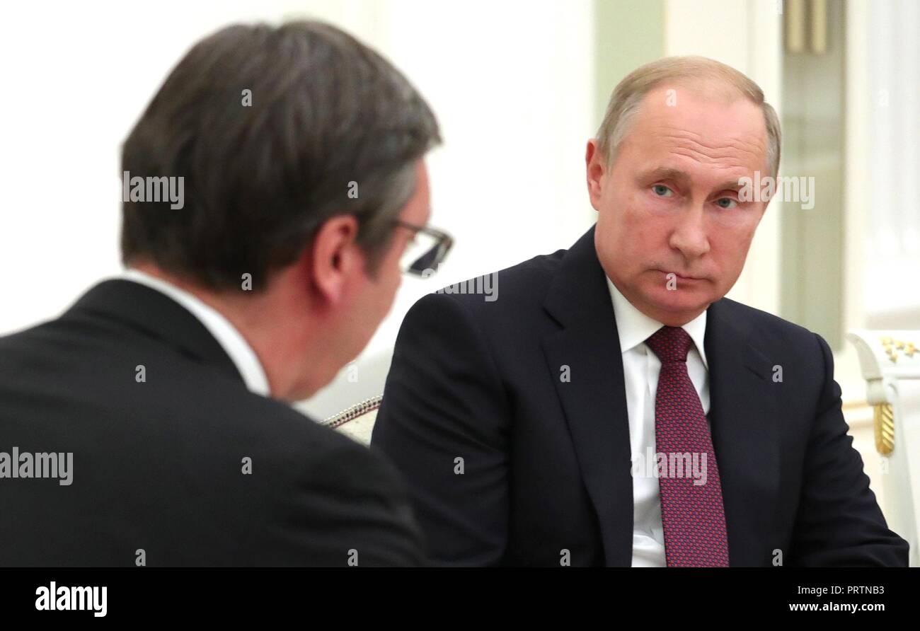 Russian President Vladimir Putin, right, during a bilateral meeting ...