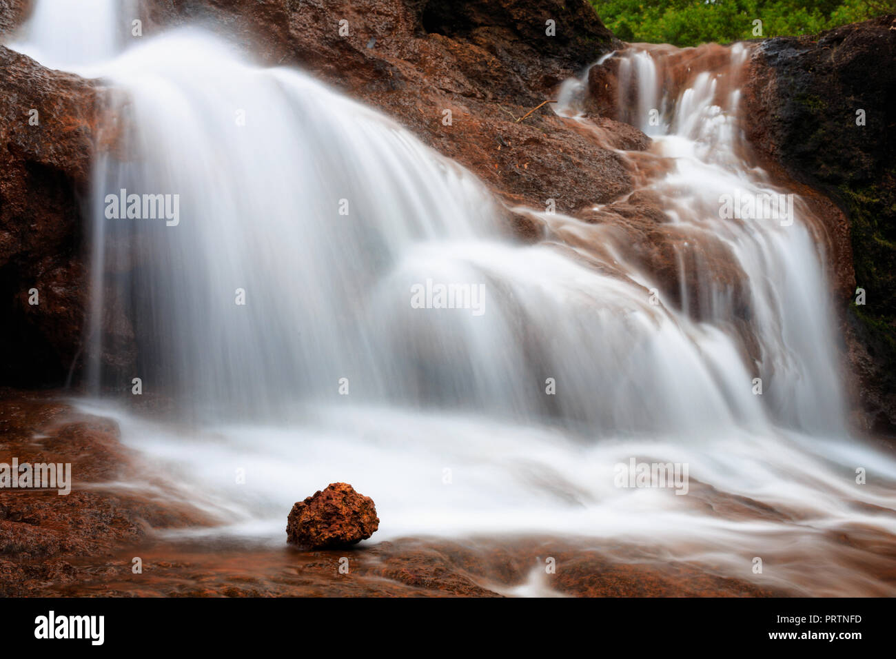 Ironstone Gully Falls Stock Photo - Alamy
