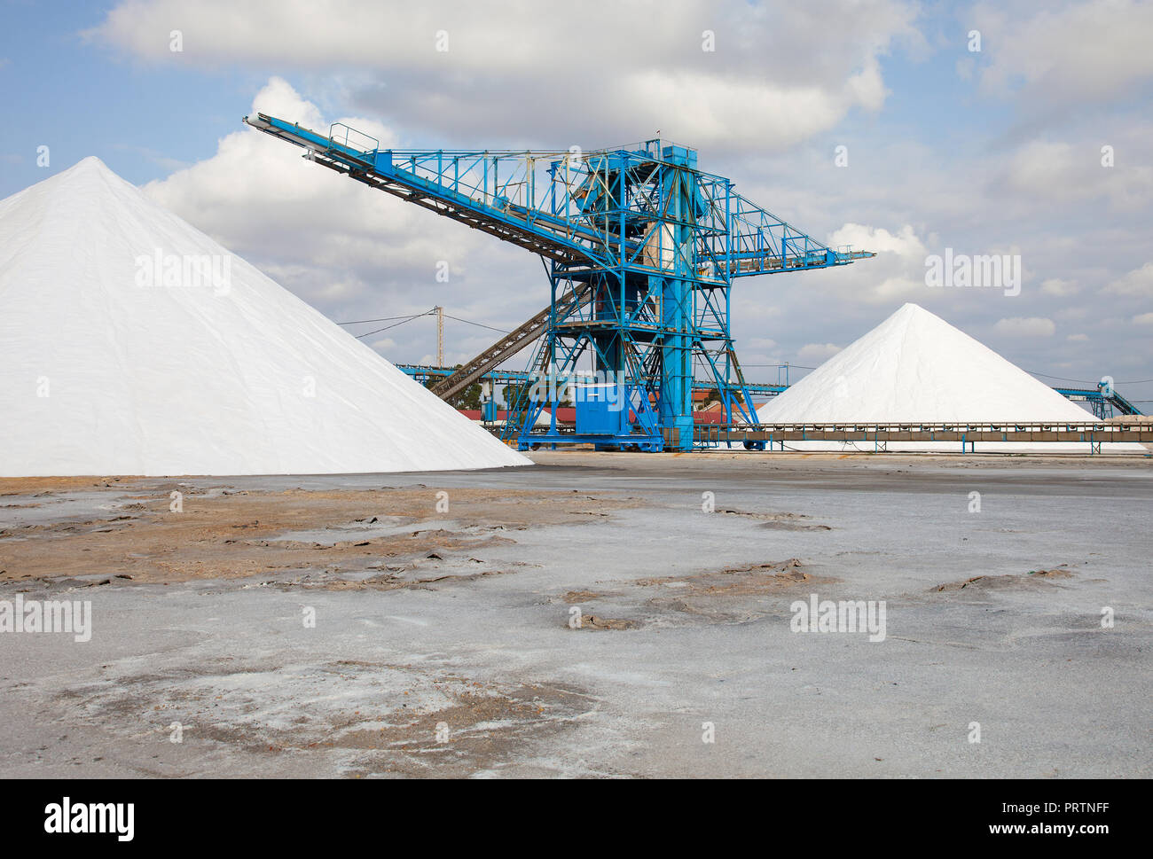 in the South of Spain salt refinery Stock Photo - Alamy
