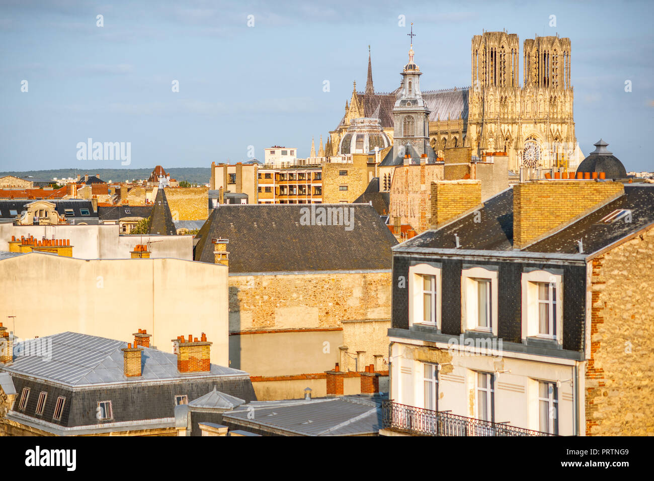 Aerial view city rheims hi-res stock photography and images - Alamy