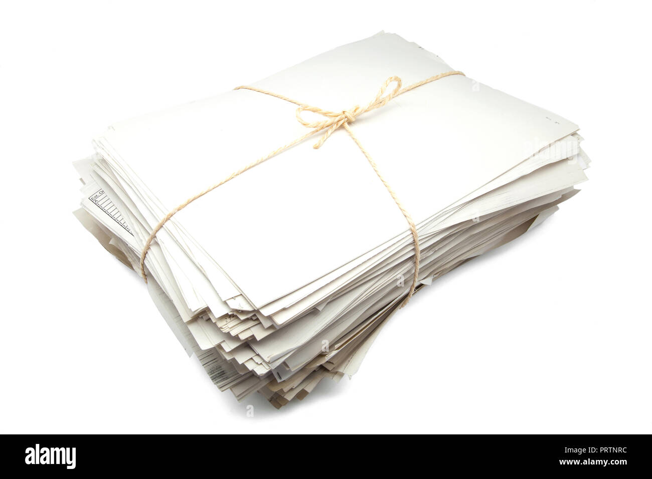 documents bound with a rope Stock Photo - Alamy