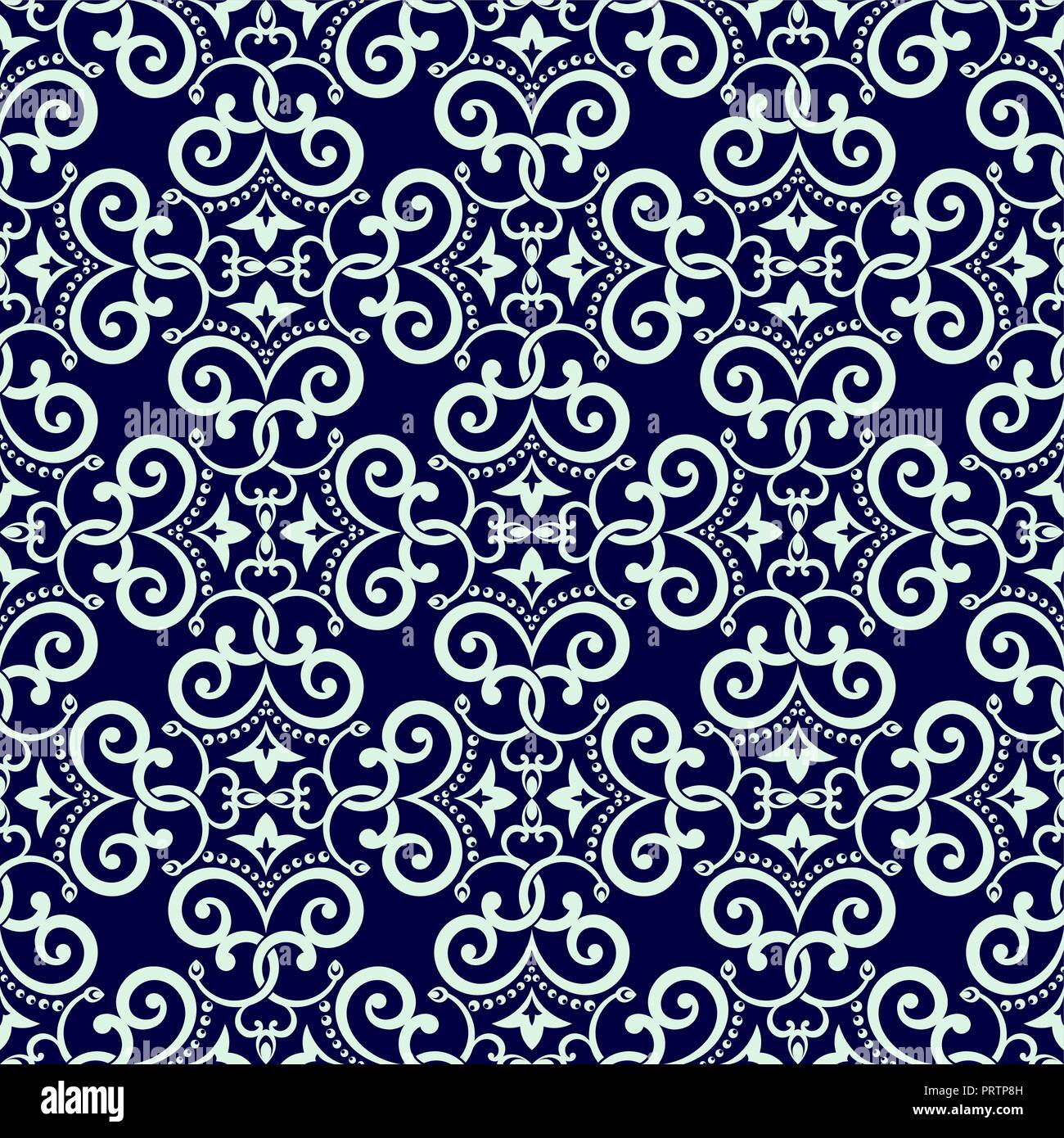 Vector seamless pattern. Luxury elegant texture in east style. Pattern ...