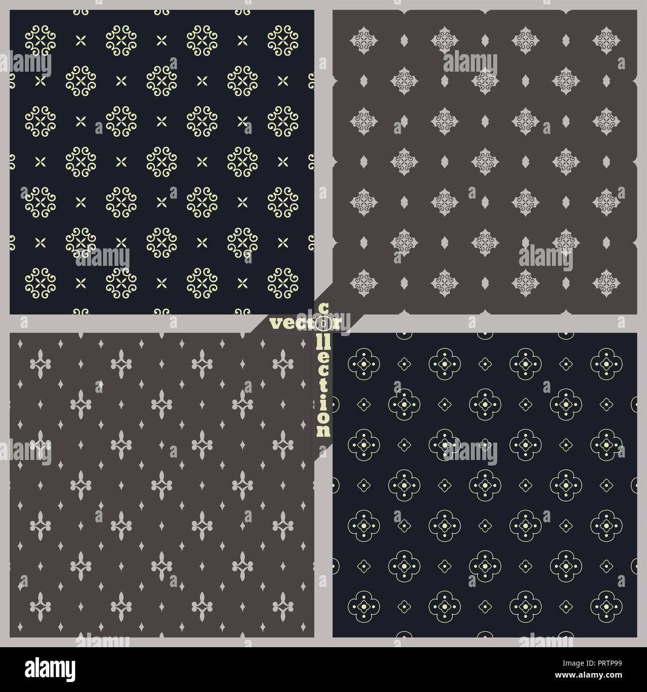 Vector seamless pattern. Luxury elegant texture. Pattern can be used as ...