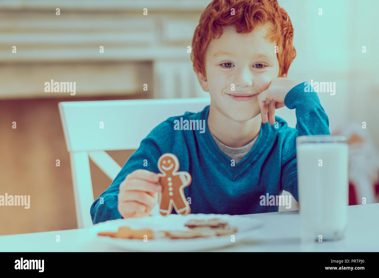 Portrait of handsome kid that having rest Stock Photo - Alamy