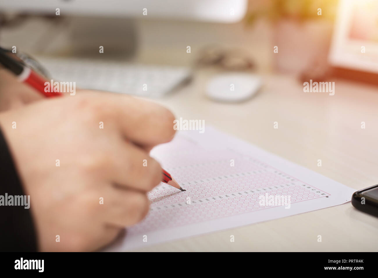 Omr sheet hi-res stock photography and images - Alamy