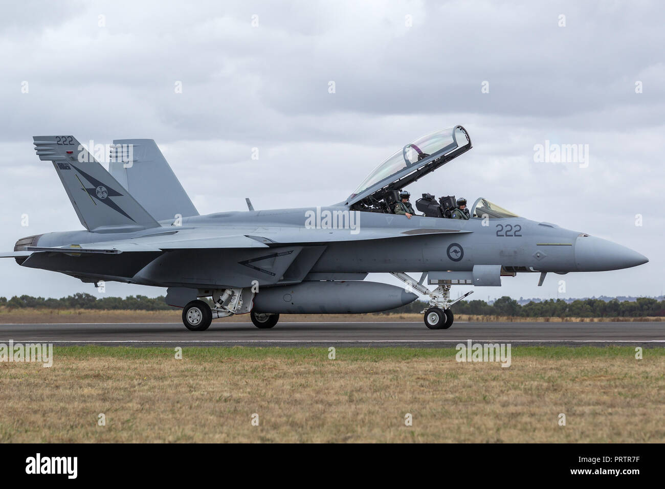Royal Australian Air Force (RAAF) Boeing F/A-18F Super Hornet multirole ...