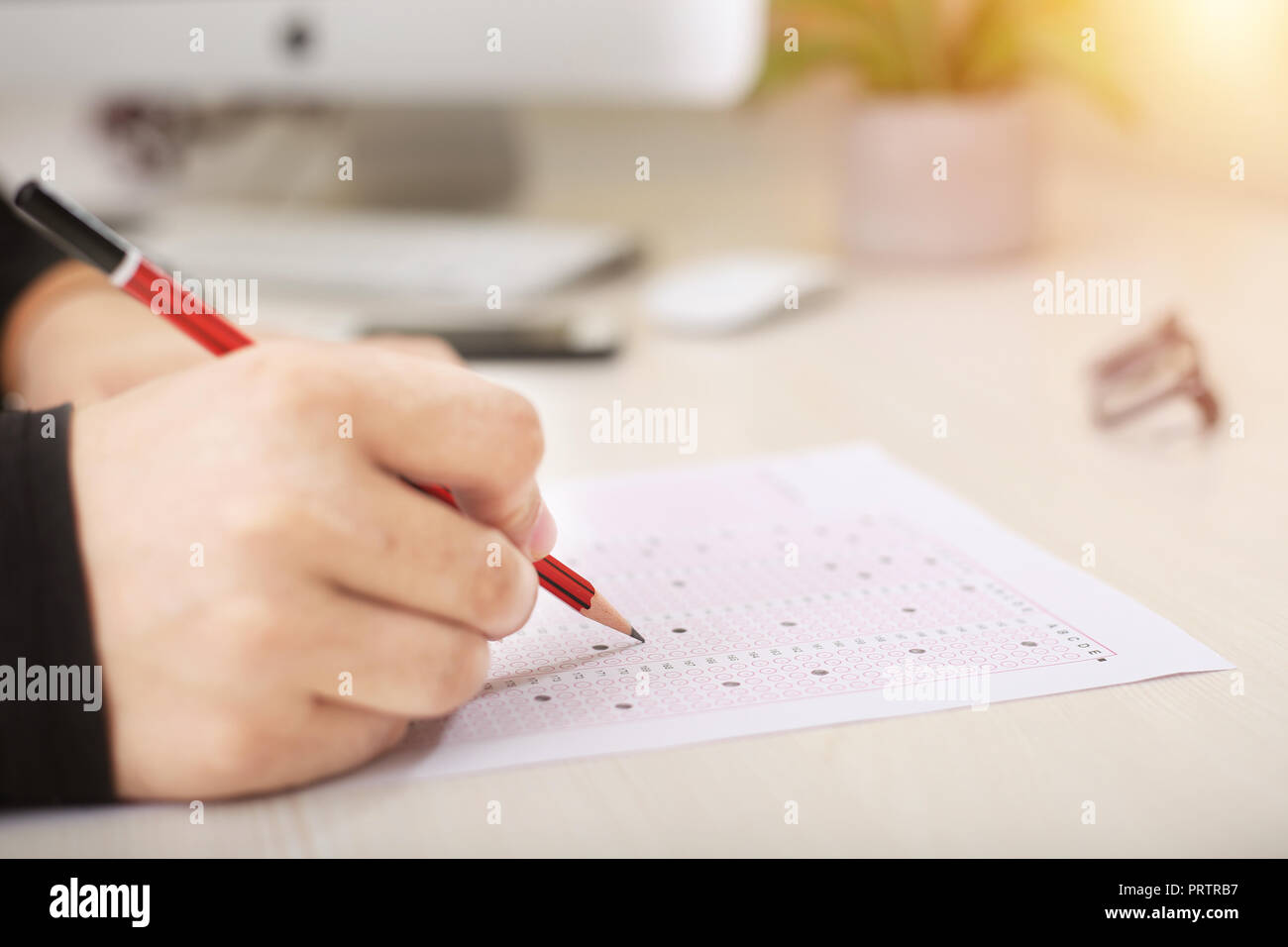 Answer sheet hi-res stock photography and images - Alamy