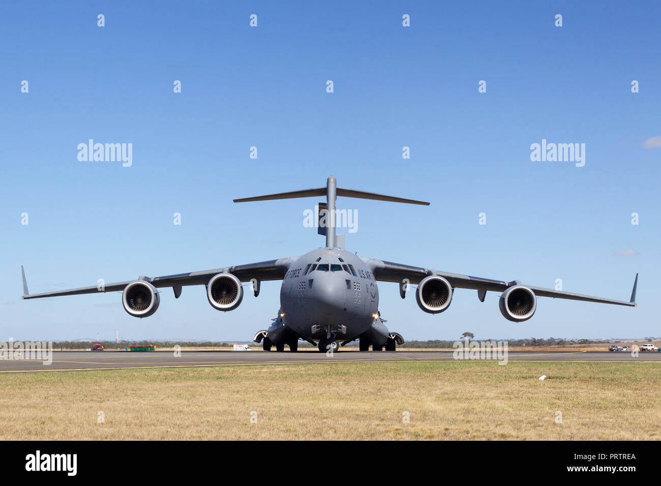 United States Air Force (USAF) Boeing C-17A Globemaster III military ...