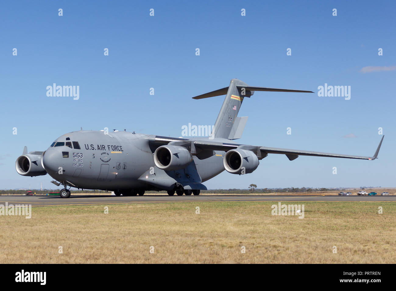 United States Air Force (USAF) Boeing C-17A Globemaster III military ...