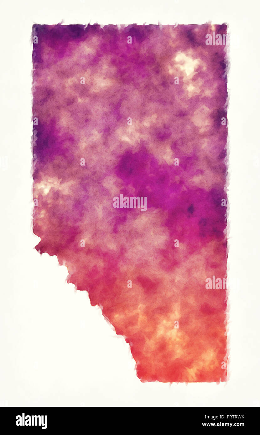 Map of alberta hi-res stock photography and images - Alamy