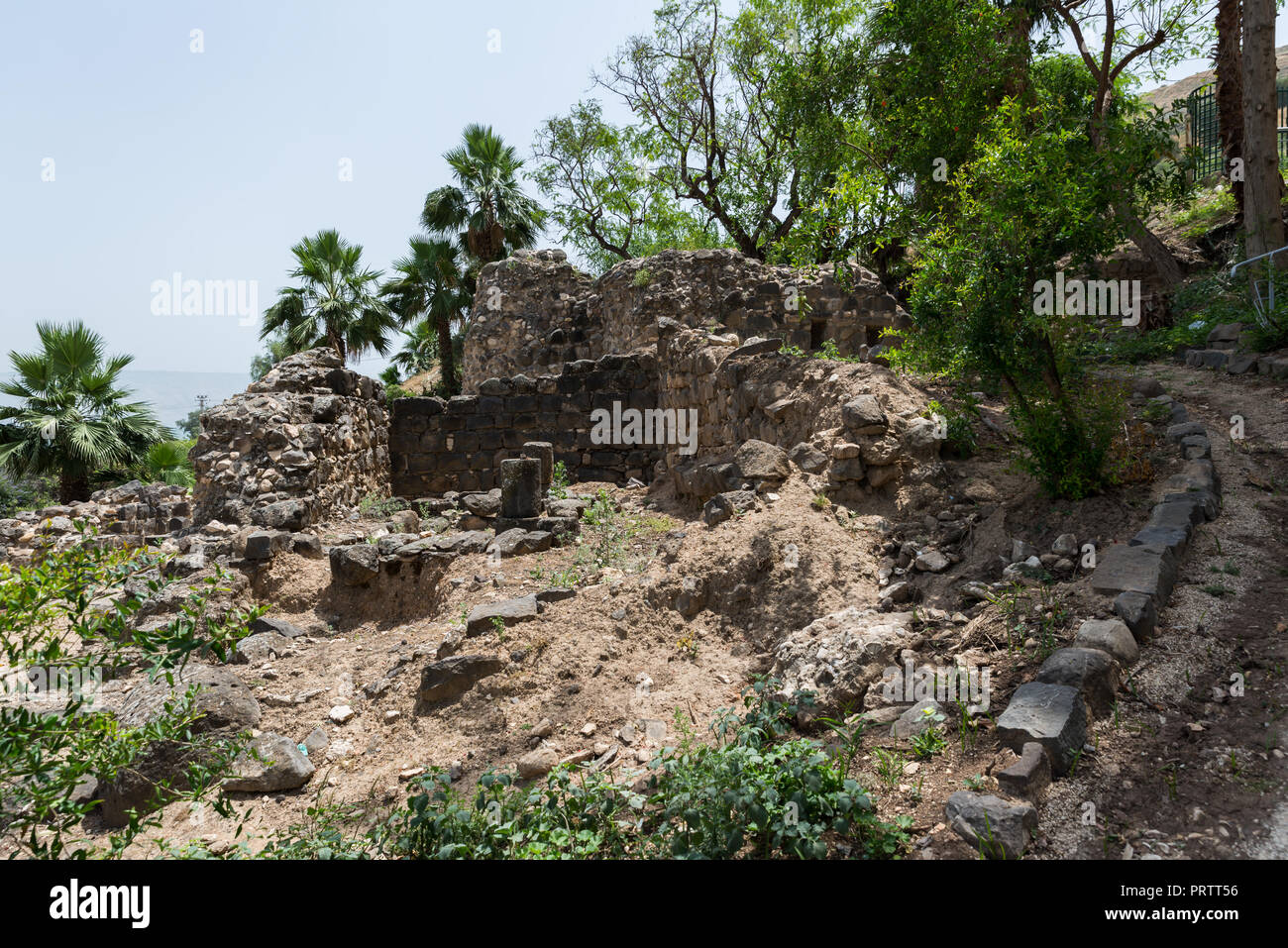 Hamat Tiberias National Park near Sea of Galilee, Israel Stock Photo ...