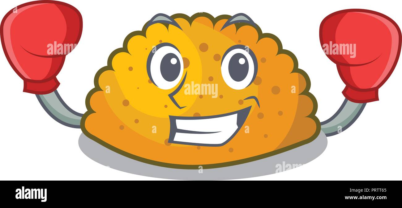 Boxing character jamaican patties on the grill Stock Vector Image & Art ...