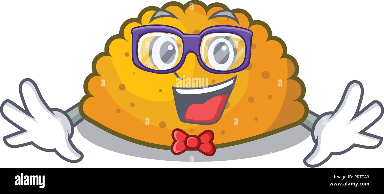 Geek delicious fried patties on plate cartoon Stock Vector Image & Art ...