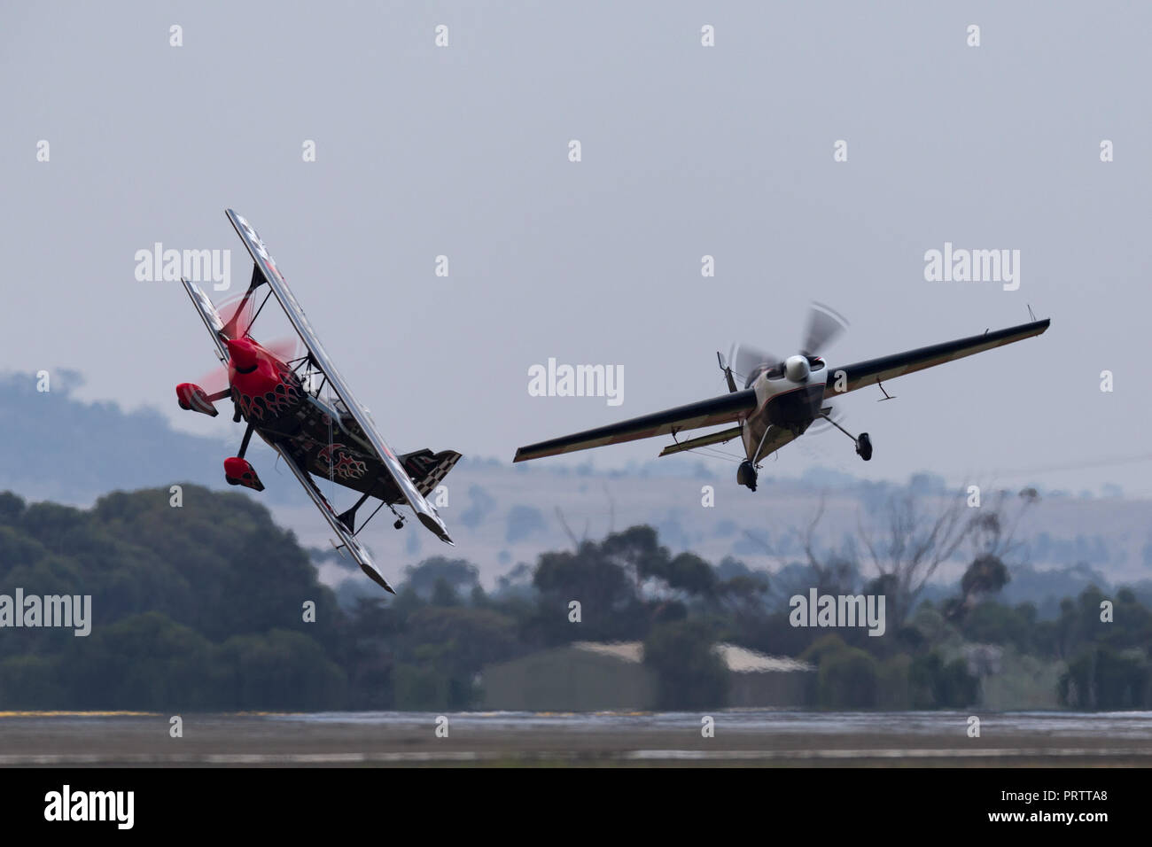 Skip Stewart flying his highly modified Pitts S-2S biplane Prometheus ...