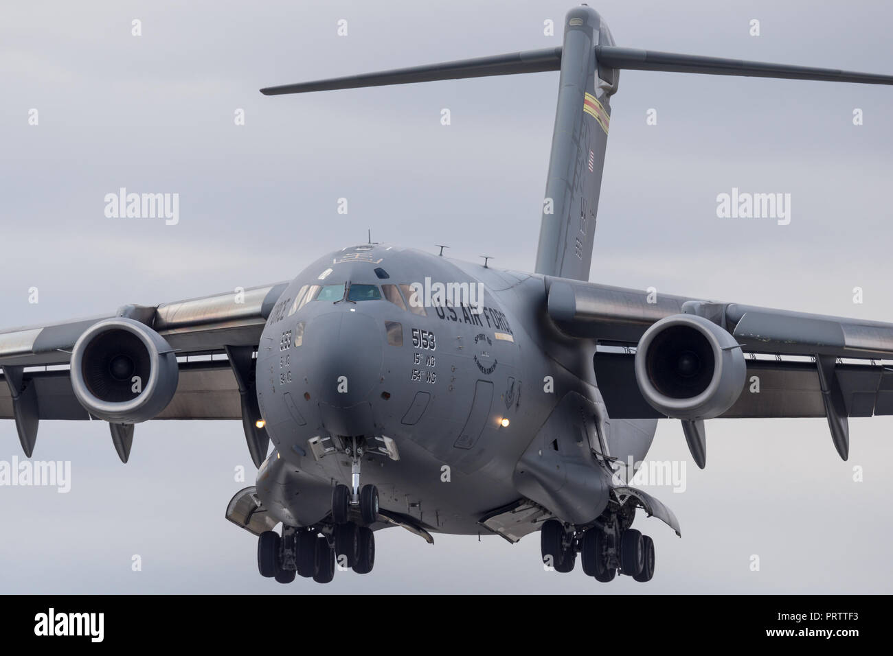 United States Air Force (USAF) Boeing C-17A Globemaster III military ...