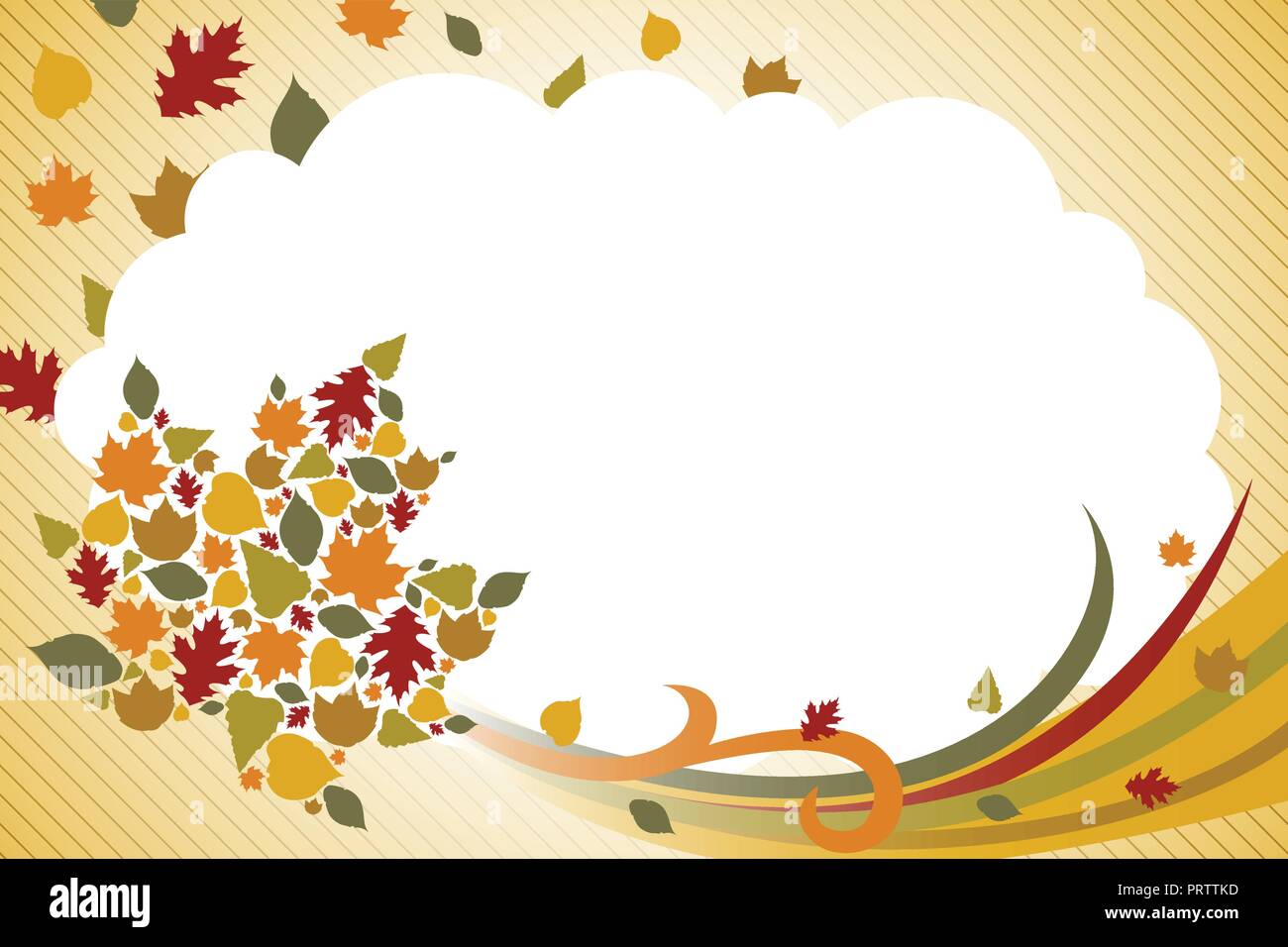 A vector illustration of Fall Autumn Background Stock Vector Image ...