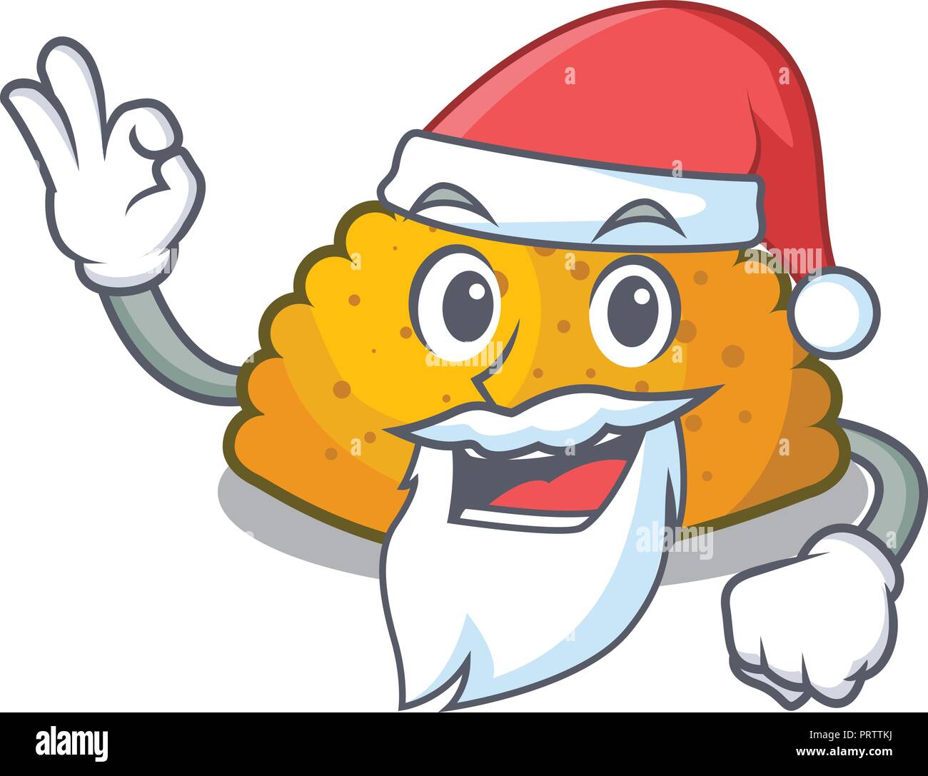 Santa homemade patties on the table cartoon Stock Vector Image & Art ...