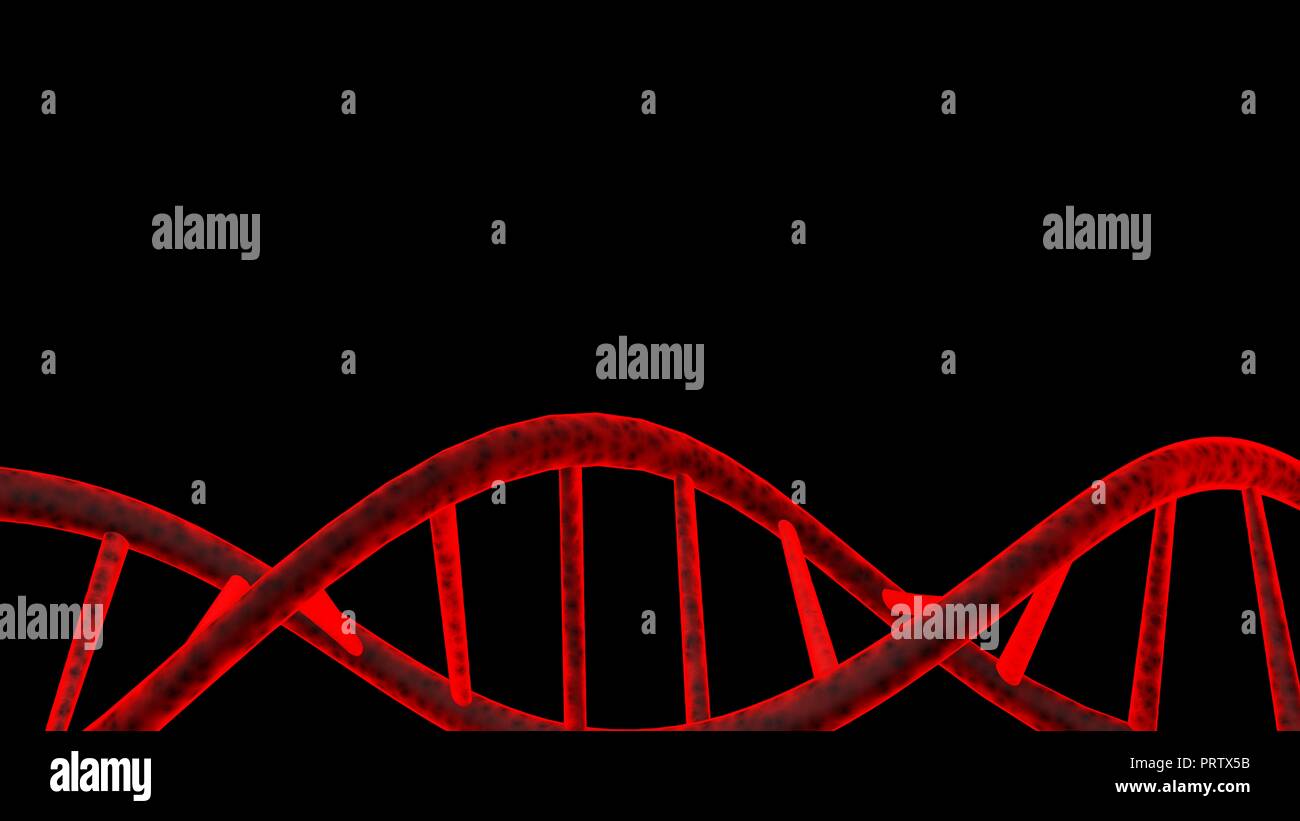 DNA Helix structure with copy space background for text. Abstract ...