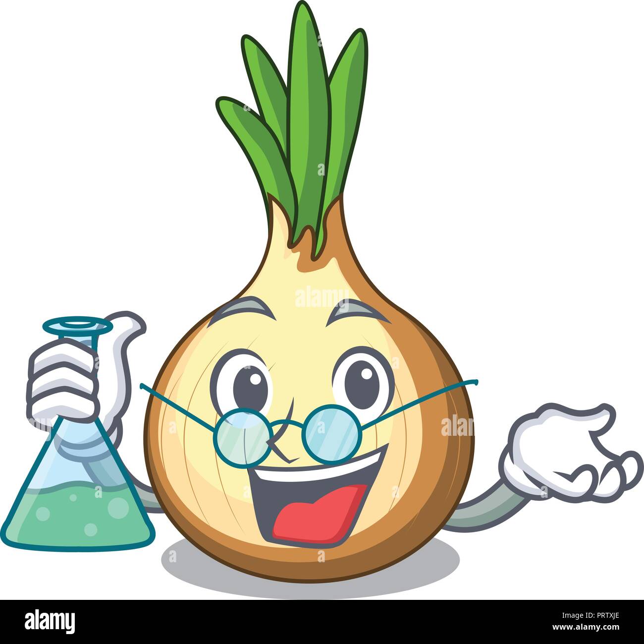 Professor yellow onions in the cartoon basket Stock Vector Image & Art ...