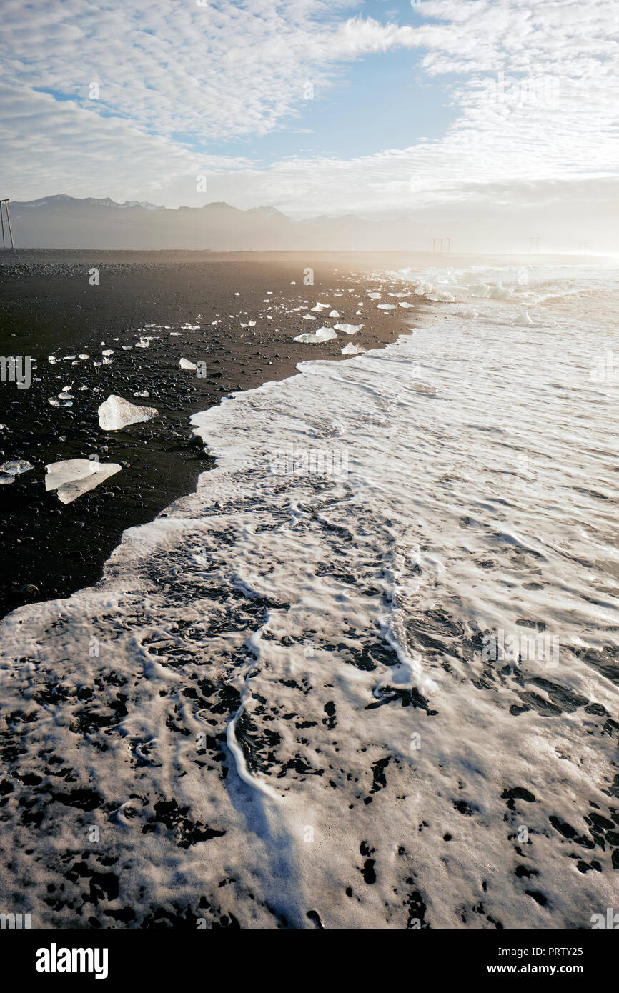 Iceland black sand beach hi-res stock photography and images - Alamy