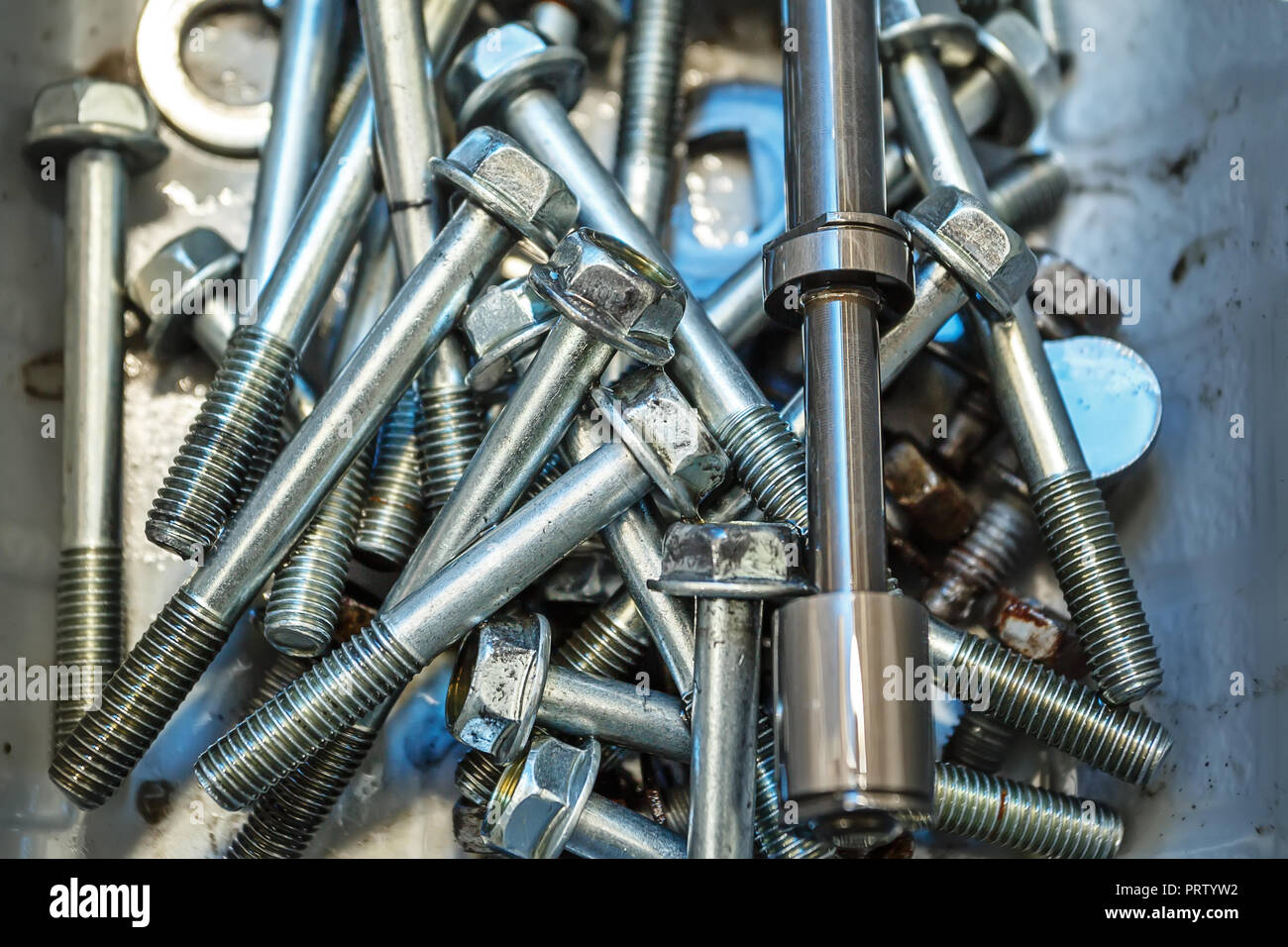 Shiny bolts hi-res stock photography and images - Alamy