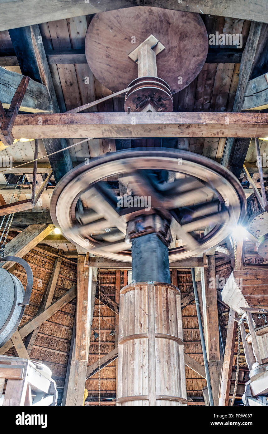 Windmill interior netherlands hi-res stock photography and images - Alamy