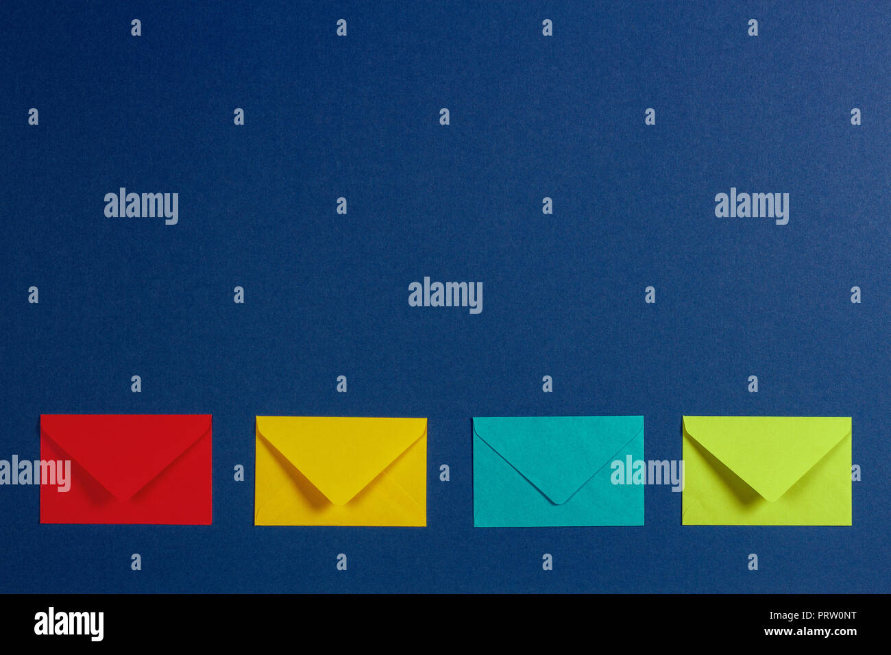 Color line mail letter hi-res stock photography and images - Alamy