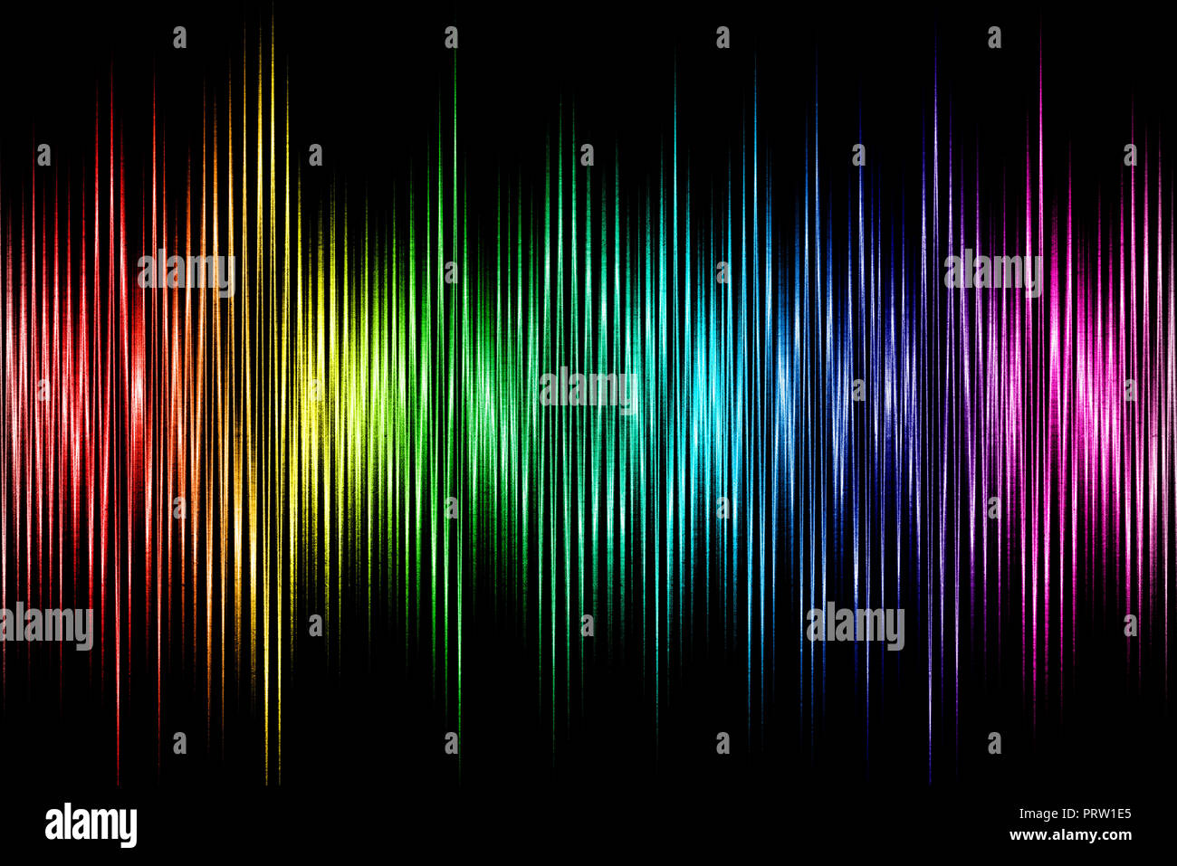 Wavelength and amplitude of colored spectral wave possibly connected to ...