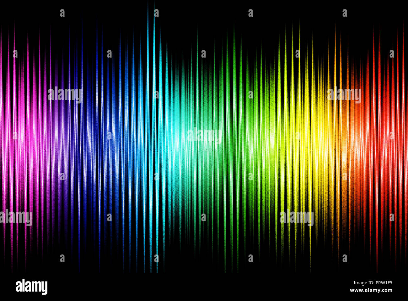 Wavelength and amplitude of colored spectral wave possibly connected to ...