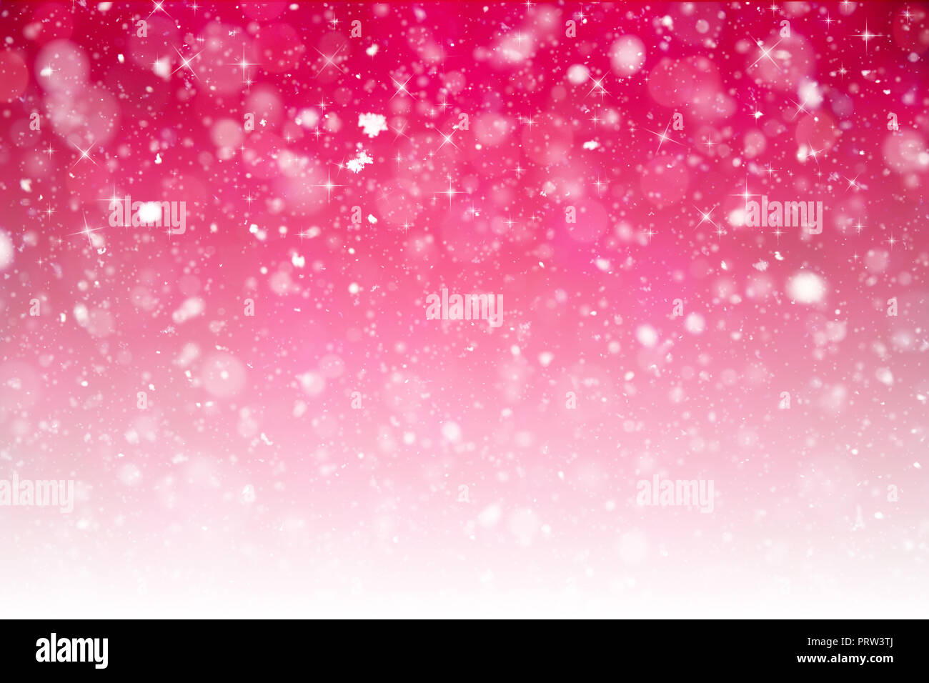 Red Christmas background with stars and snow flakes Stock Photo - Alamy