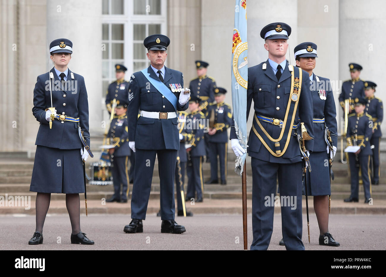 Officer Cadet Holly Holt (left) alongside her father Flight Sergeant ...