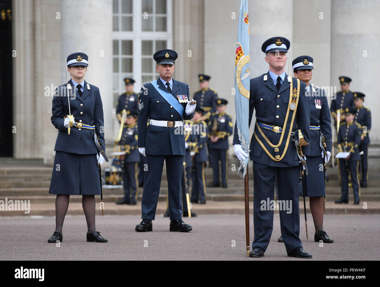 Officer Cadet Holly Holt (left) alongside her father Flight Sergeant ...