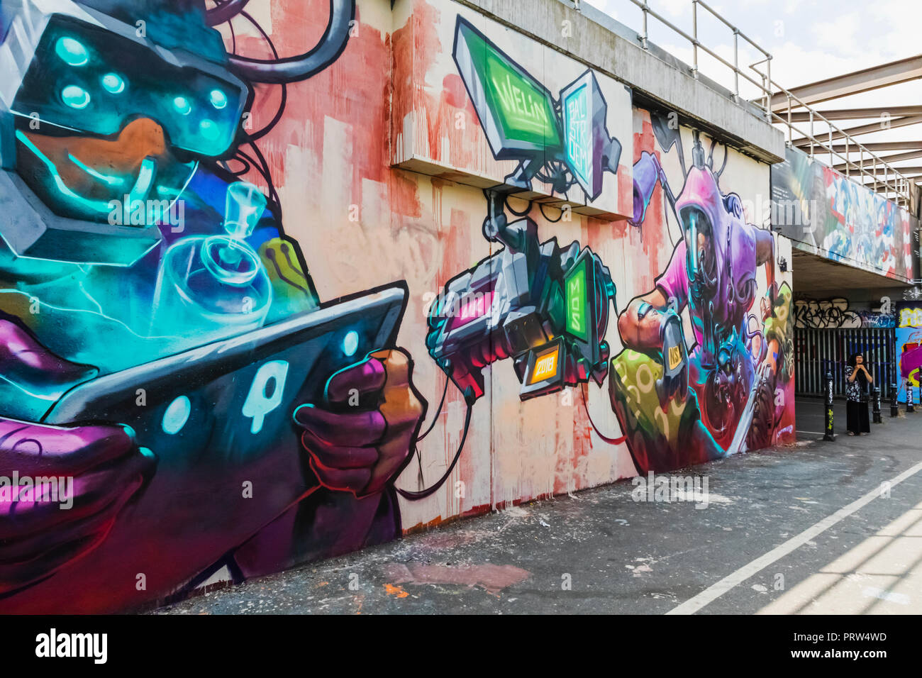 England, London, Shoreditch, Street Scene Stock Photo - Alamy