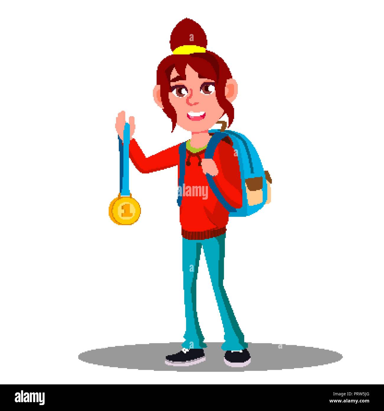 Kids holding trophy Cut Out Stock Images & Pictures - Alamy