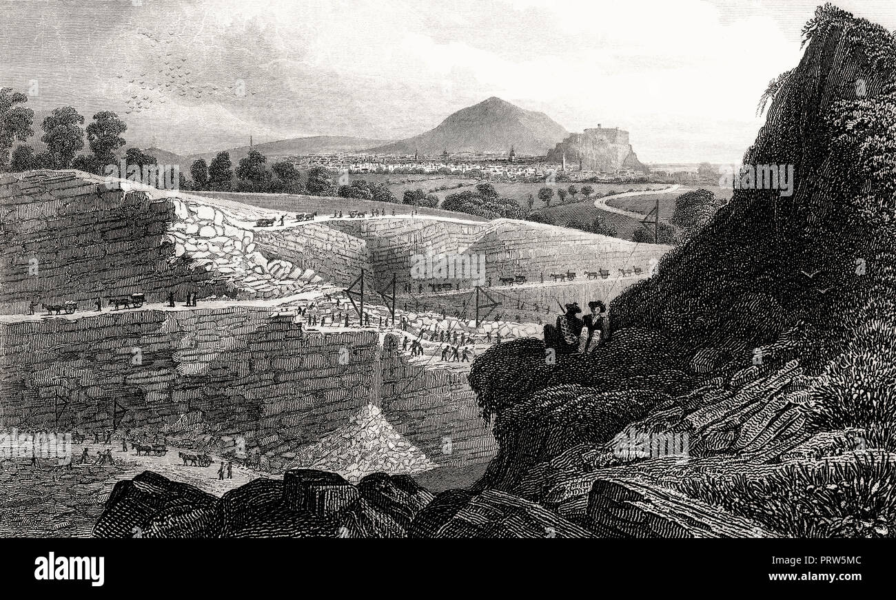 Craigleith quarry hi-res stock photography and images - Alamy