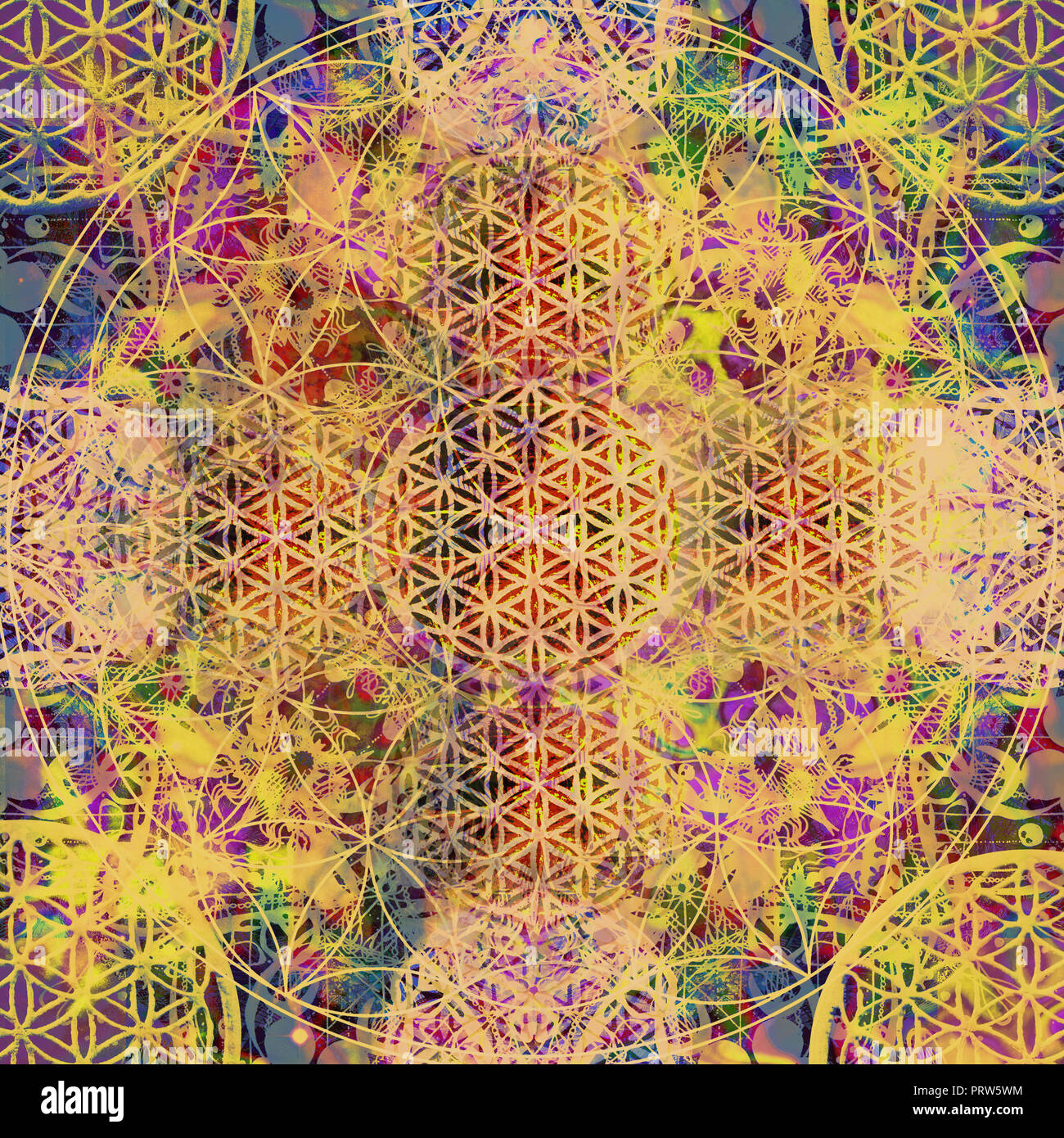 Planet mandala hi-res stock photography and images - Alamy