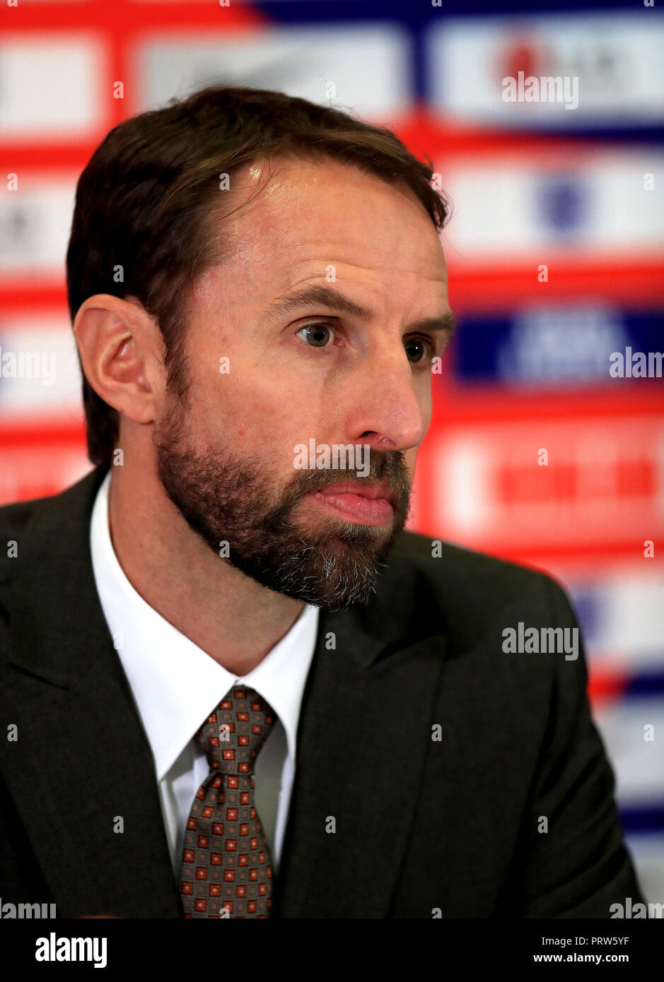 England Manager Gareth Southgate During The Squad Announcement At St