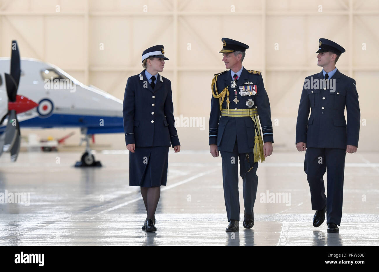Chief of the Air Staff, Air Chief Marshal Sir Stephen Hillier with ...