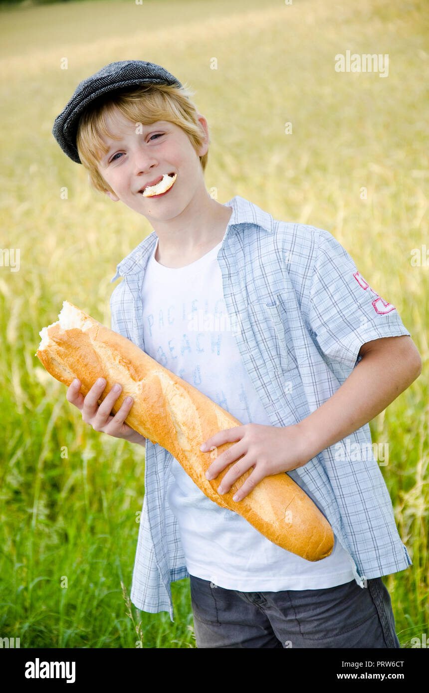 Boy make bread hi-res stock photography and images - Alamy